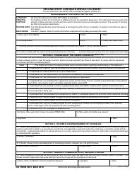 DA Form 1506 Download Fillable PDF or Fill Online Statement of Service ...
