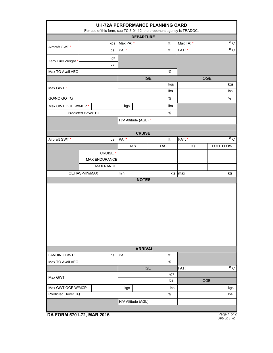 DA Form 5701-72 - Fill Out, Sign Online and Download Fillable PDF ...