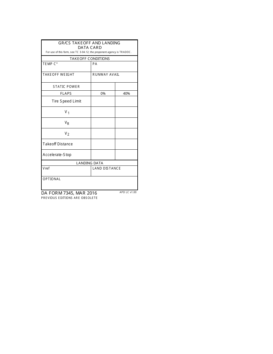 DA Form 7345 - Fill Out, Sign Online and Download Fillable PDF ...