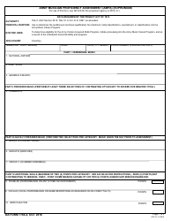 DA Form 7764-15 Download Fillable PDF or Fill Online Army Musician Proficiency Assessment (Ampa ...