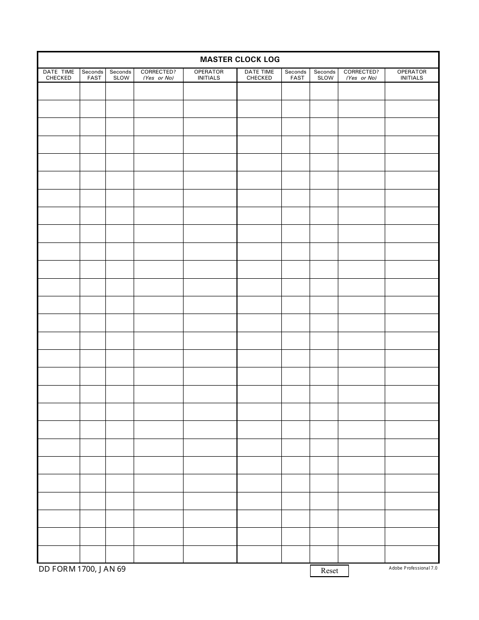 DD Form 1700 - Fill Out, Sign Online and Download Fillable PDF ...