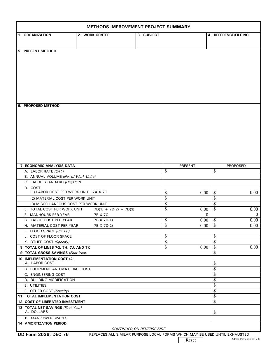 DD Form 2036 - Fill Out, Sign Online and Download Fillable PDF ...