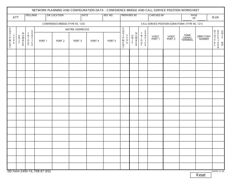 DD Form 2490-16 - Fill Out, Sign Online and Download Fillable PDF ...