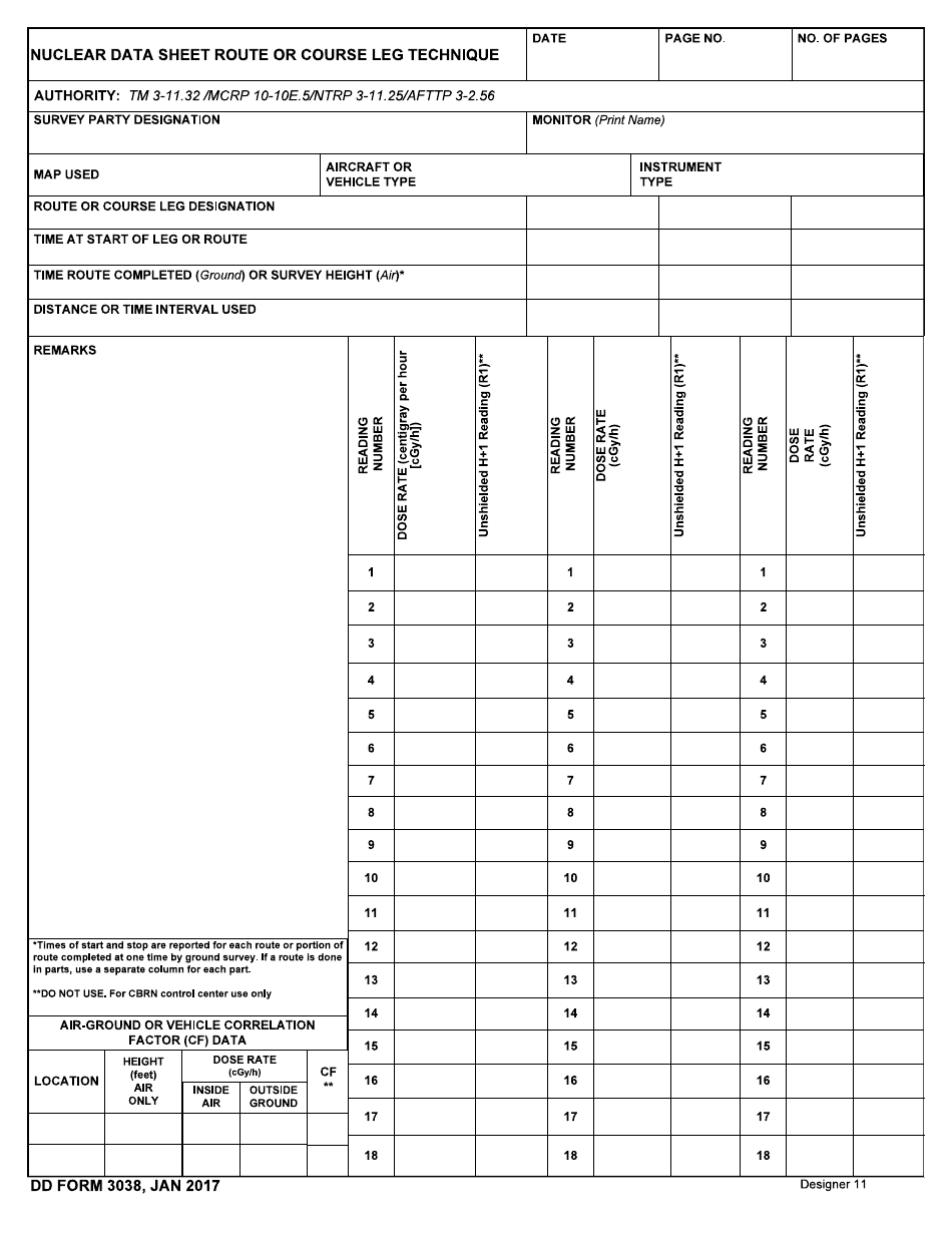 DD Form 3038 - Fill Out, Sign Online and Download Fillable PDF ...