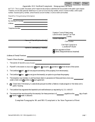 Nevada Verified Complaint Download Fillable PDF | Templateroller