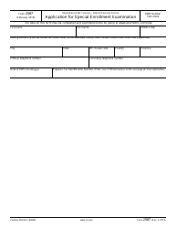 IRS Form 2587 Download Fillable PDF or Fill Online Application for ...
