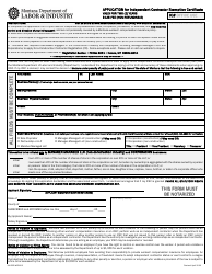 Form DLI-ERD-WCR003 Download Fillable PDF or Fill Online Application ...