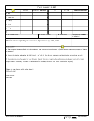 WHS Form 2 Download Fillable PDF or Fill Online Staff Summary Sheet ...