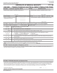 Form CMS-853 Download Printable PDF or Fill Online Certificate of ...