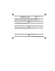 Optional Form 7 Download Fillable PDF or Fill Online Property Pass ...