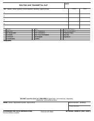 Optional Form 41 Download Fillable PDF or Fill Online Routing and ...