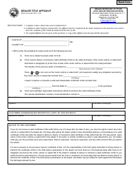 State Form 46633 Download Fillable PDF or Fill Online Dealer Title ...
