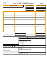 Form UCE-120 Download Printable PDF or Fill Online Employer Quarterly ...