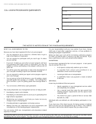 Form CL2 Download Fillable PDF or Fill Online Cal-Learn Program ...