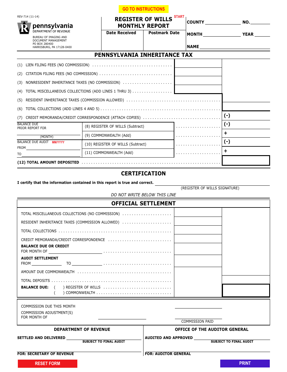 Form REV-714 - Fill Out, Sign Online and Download Fillable PDF ...