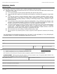 Form LIC613A Download Fillable PDF or Fill Online Personal Rights ...