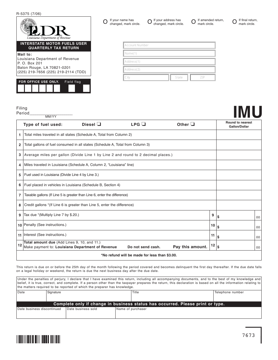 Form R-5375 - Fill Out, Sign Online and Download Fillable PDF ...