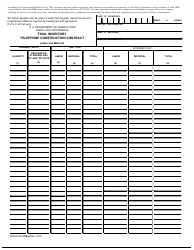 RUS Form 724A Download Printable PDF or Fill Online Final Inventory ...