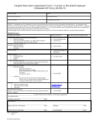 Oregon Relocation Agreement Form - Current or Recalled Employee ...