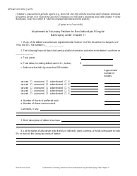 Official Form 201A Download Printable PDF or Fill Online Attachment to ...
