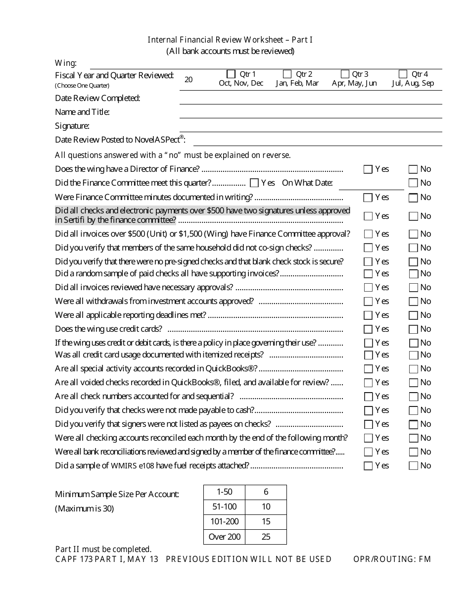 CAP Form 137 - Fill Out, Sign Online and Download Fillable PDF ...