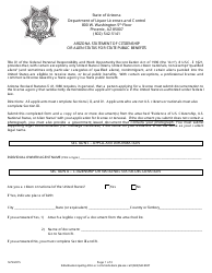 Arizona Alien Status Form - Fill Out, Sign Online and Download PDF ...