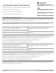 Optional Form 336 Download Fillable PDF or Fill Online Continuation ...