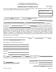 ICE Form I-333 Download Fillable PDF or Fill Online Obligor Change of ...