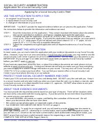Social Security Forms and Templates PDF. download Fill and print for ...