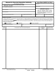 Form SF-115 Download Fillable PDF or Fill Online Request for Records ...