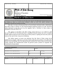 Form SMF-2 Download Fillable PDF or Fill Online Notice of Election New ...