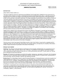 ICE Form I-333 Download Fillable PDF or Fill Online Obligor Change of ...