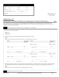 Official Form 107 - Fill Out, Sign Online and Download Fillable PDF ...