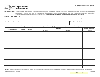 Form MV-910 - Fill Out, Sign Online and Download Fillable PDF, New York ...