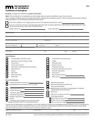 Form ST3 - Fill Out, Sign Online and Download Fillable PDF, Minnesota ...