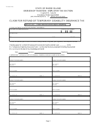 Form T-59 - Fill Out, Sign Online and Download Fillable PDF, Rhode ...