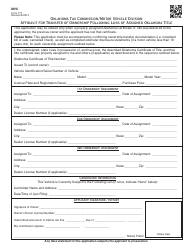 OTC Form 777 Download Fillable PDF or Fill Online Affidavit for ...