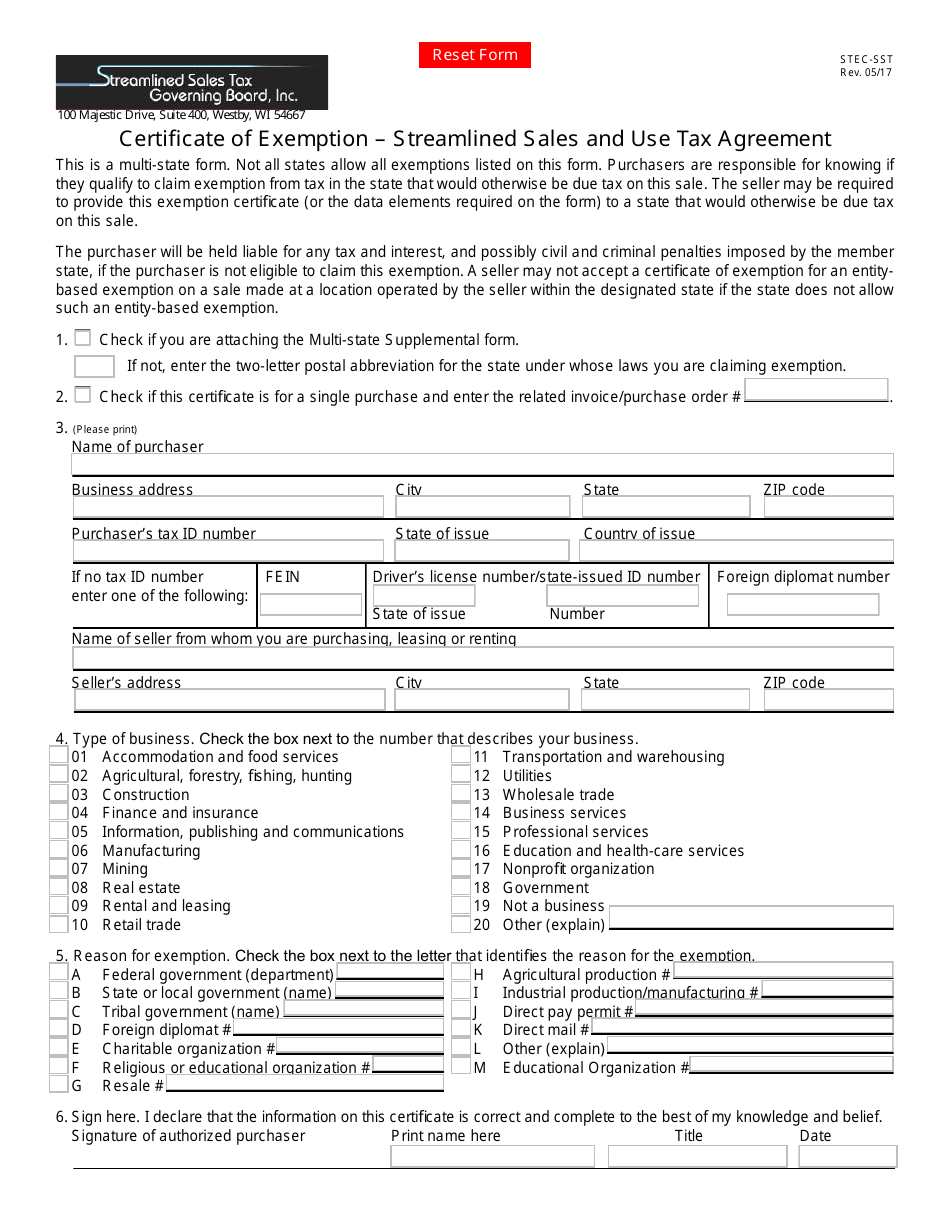 Form STEC-SST - Fill Out, Sign Online and Download Fillable PDF, Ohio ...
