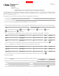 Form ST900 - Fill Out, Sign Online and Download Fillable PDF, Ohio ...
