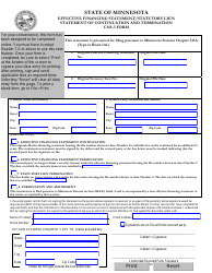 Download Instructions for Form EFS-3 Financing Statement PDF ...