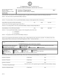 Form NLC Download Fillable PDF or Fill Online Articles of Organization ...