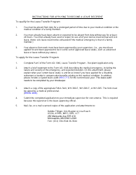 Download Instructions for Form AD-1043 Leave Transfer Program Donor ...