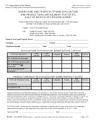 Form BSEE-0132 Download Fillable PDF or Fill Online Hurricane and ...