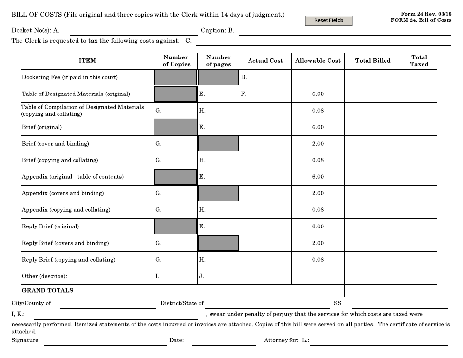 Form 24 - Fill Out, Sign Online and Download Fillable PDF | Templateroller