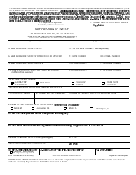 FSIS Form 9540-5 Download Fillable PDF or Fill Online Notification of Intent | Templateroller