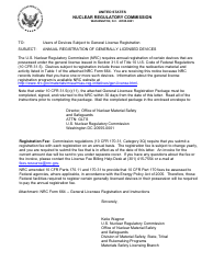 NRC Form 664 Download Fillable PDF or Fill Online General Licensee ...