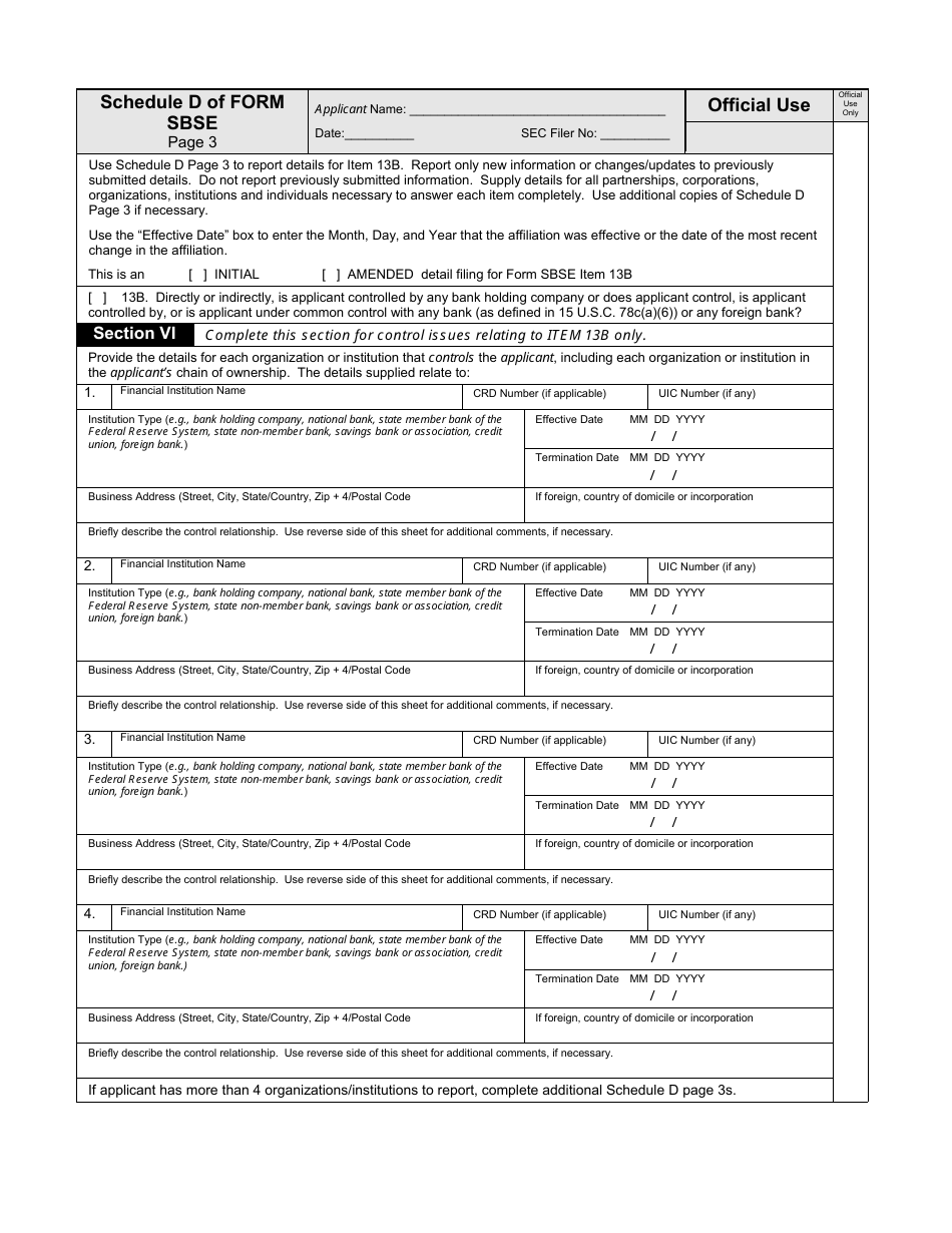 SEC Form 2924 (SBSE) Download Fillable PDF or Fill Online Uniform ... SEC Form 2924 (SBSE) Download Fillable PDF or Fill Online Uniform ...