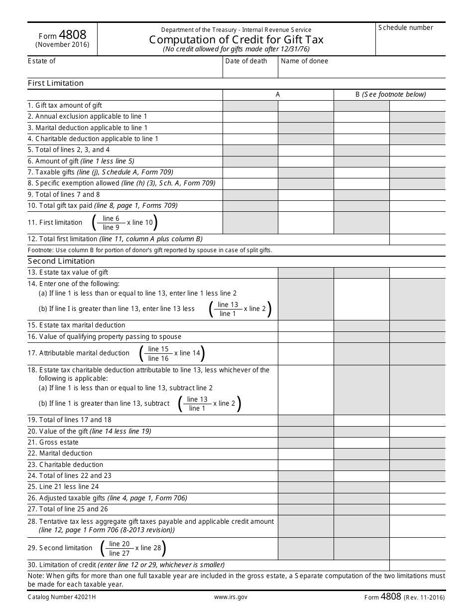 Online Irs Tax Fillable And Computation Forms - Printable Forms Free Online