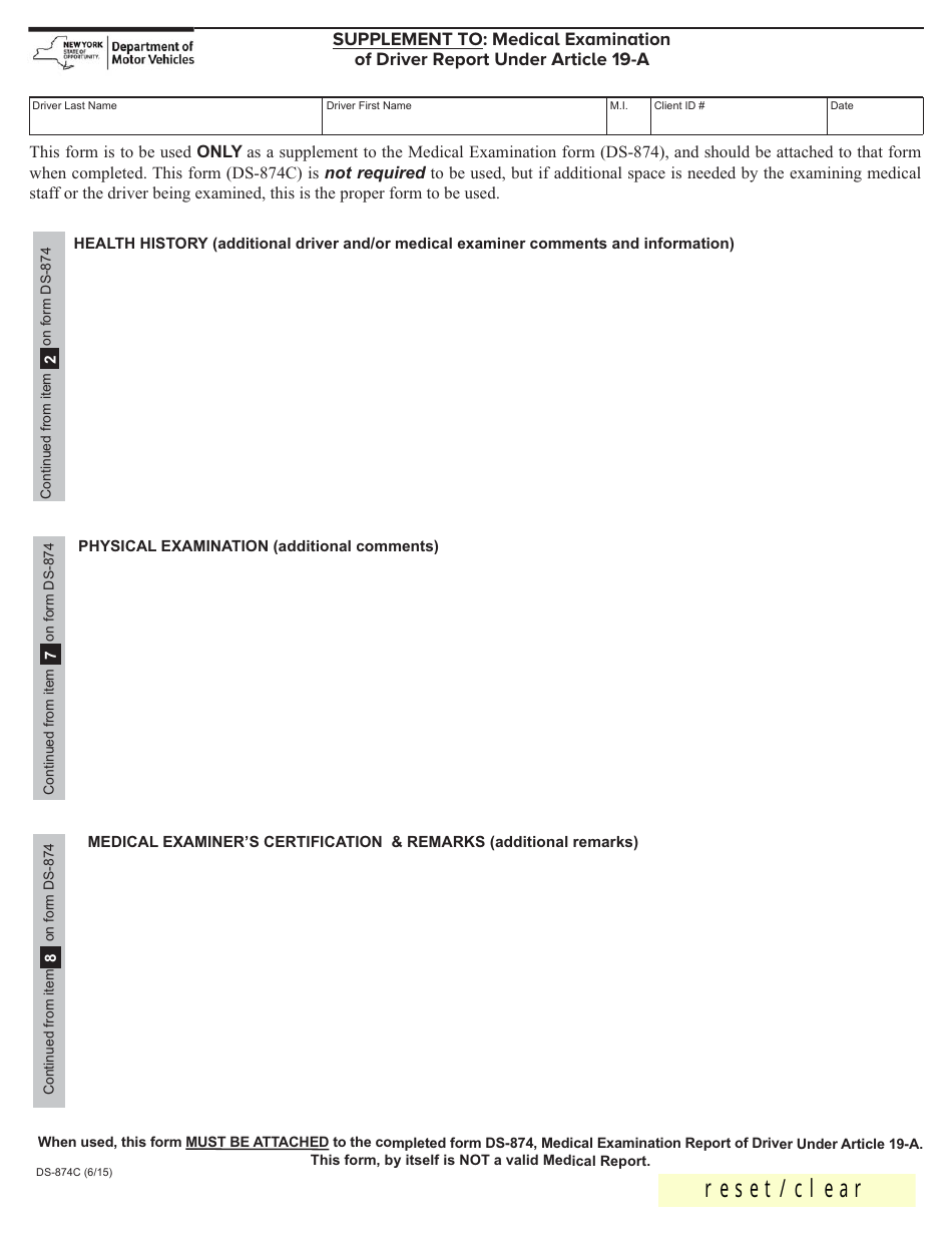 Form DS-874C - Fill Out, Sign Online and Download Fillable PDF, New ...
