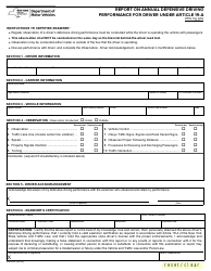 Form DS-873 Download Fillable PDF or Fill Online Report on Annual ...